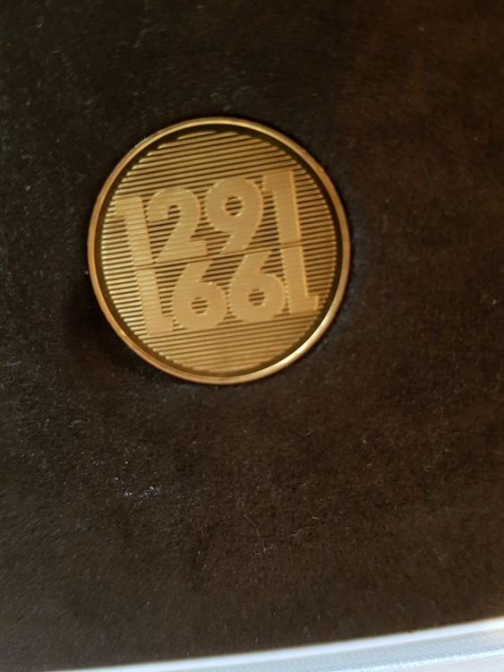 250 SFR.- Confoederation Helvetica 1291-1991 Gold 900 | Kaufen auf Ricardo