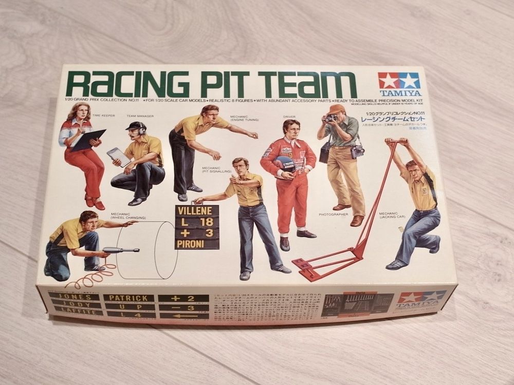 1/20 Tamiya Pit Crew Ferrari, Honda, Brabham selten (Neu und ...