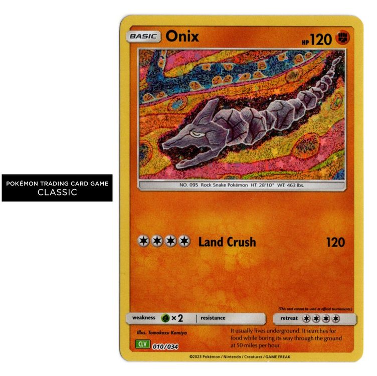 TCG Classic Collection Onix Holo 010/034 EN | Kaufen auf Ricardo