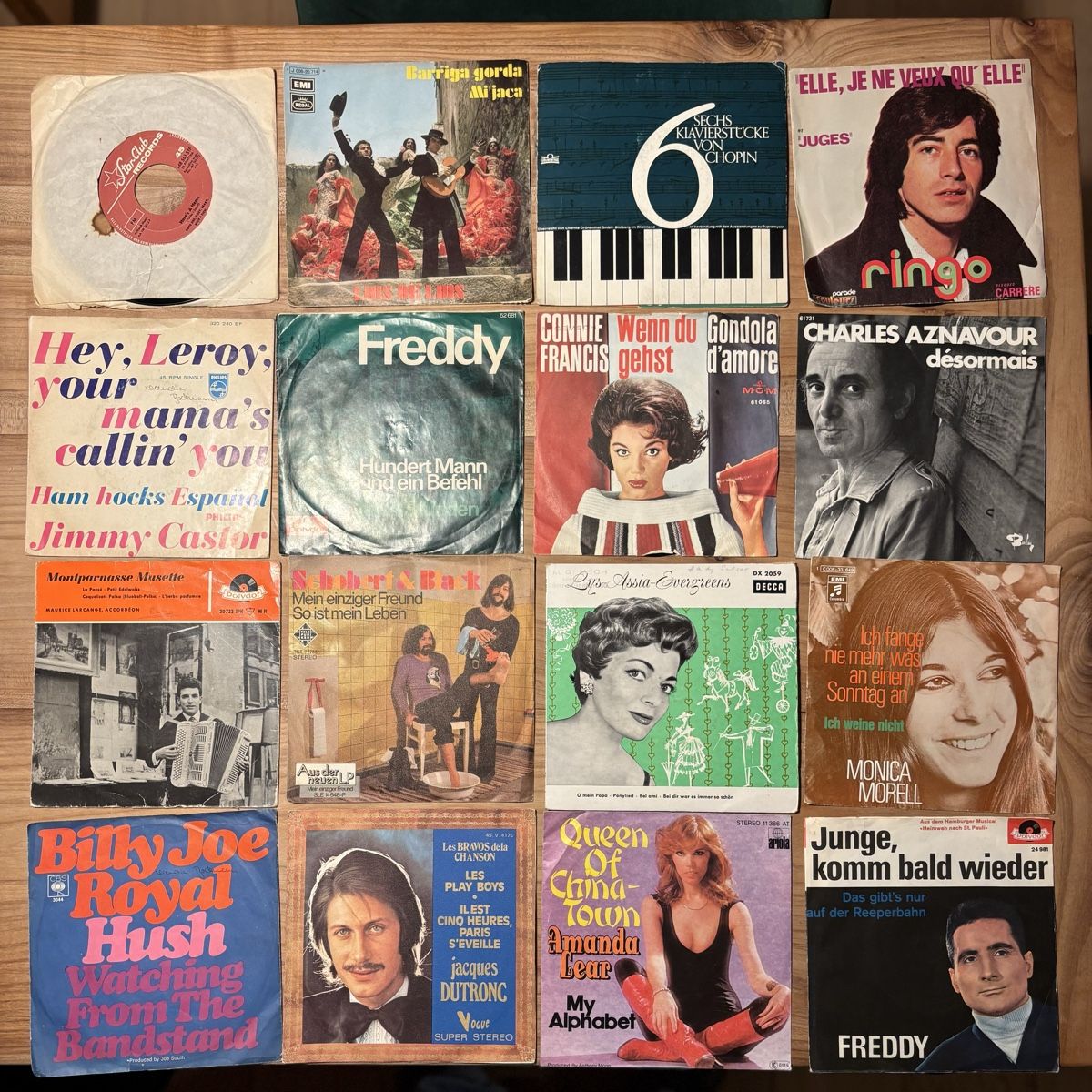 Sammlung Singles 7" - 48 Stück Vinyl (Defekt) in Winterthur für CHF 1 ...