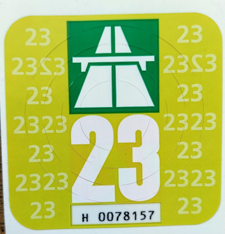 Autobahnvignette 2023 ab Fr.1.00 (Neu und originalverpackt) in Wyssachen für CHF 38 – mit ...
