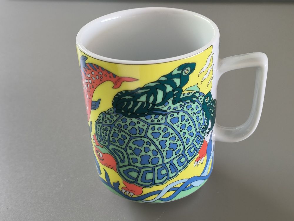 Tasse / Mug / Becher BOPLA Langenthal TORTUE FANTASIA (Neu und ...