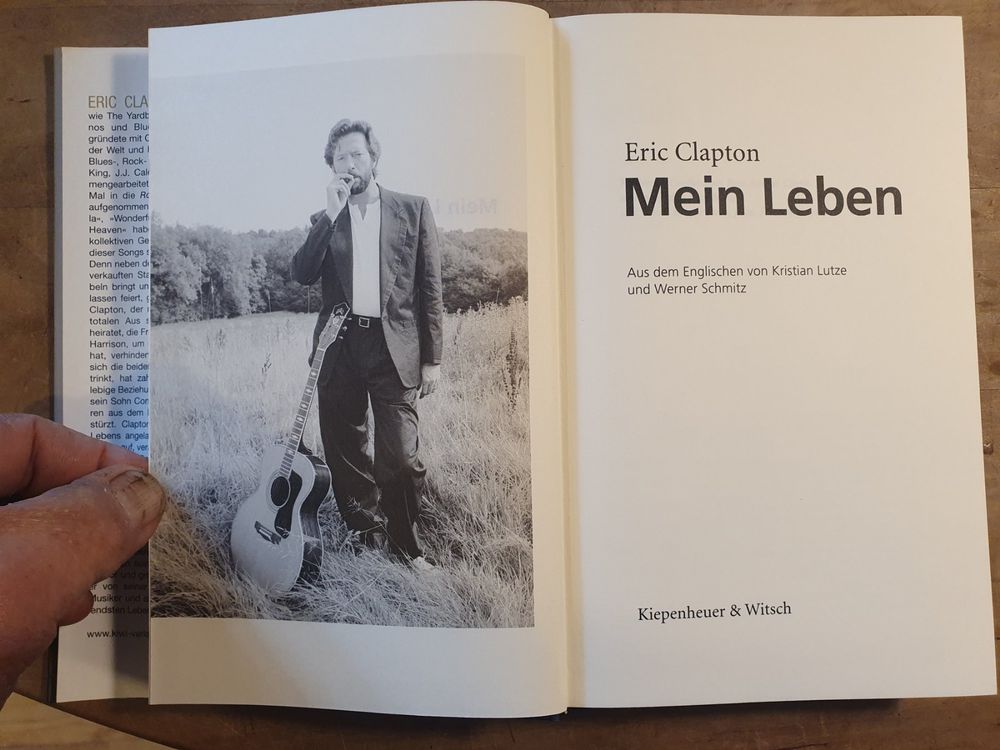 Eric Clapton - Mein Leben Eric Clapton Kiepenheuer & Witsch (Gebraucht ...