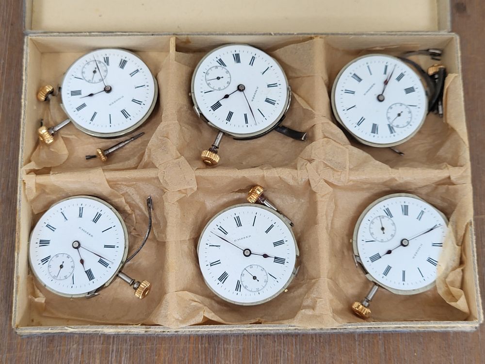 6 STK. TASCHENUHR WERKE P. MOSER | Kaufen auf Ricardo