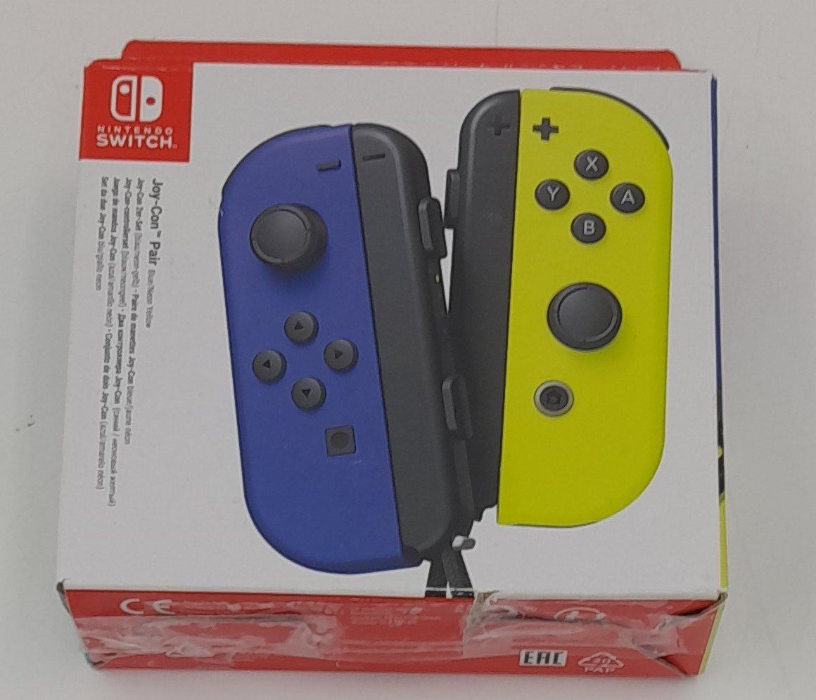 Joy-Con Nintendo Switch Blue & Neon Yellow – Avec Boîte (D'occasion) à ...