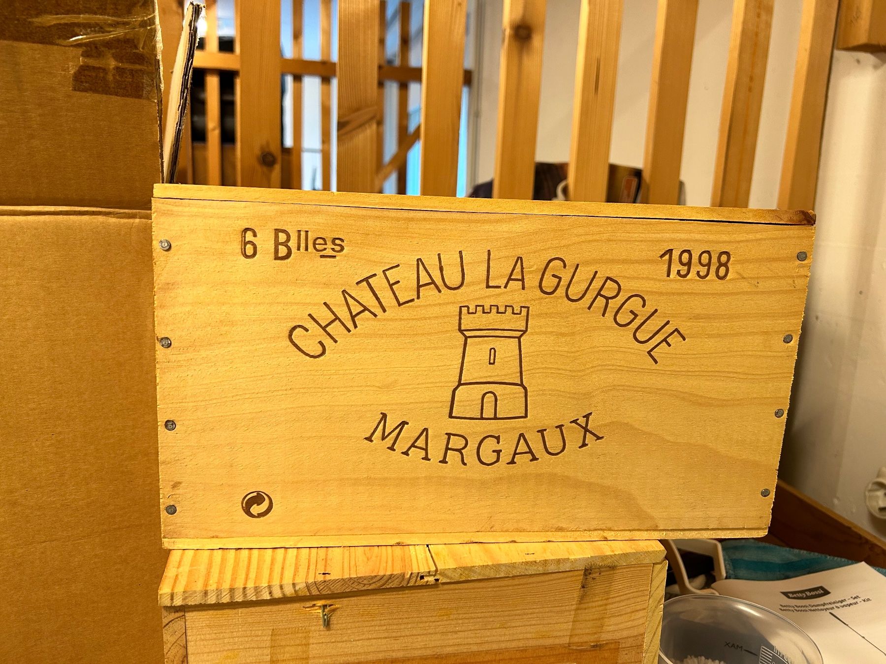 Château La Gurgue 1998 – Margaux – 6er Original-Holzkiste ( (Gebraucht ...