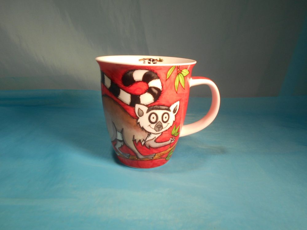 Tasse Swingers, Maki, von Jane Brookshaw, DUNOON Porzellan (Neu (gemäss ...
