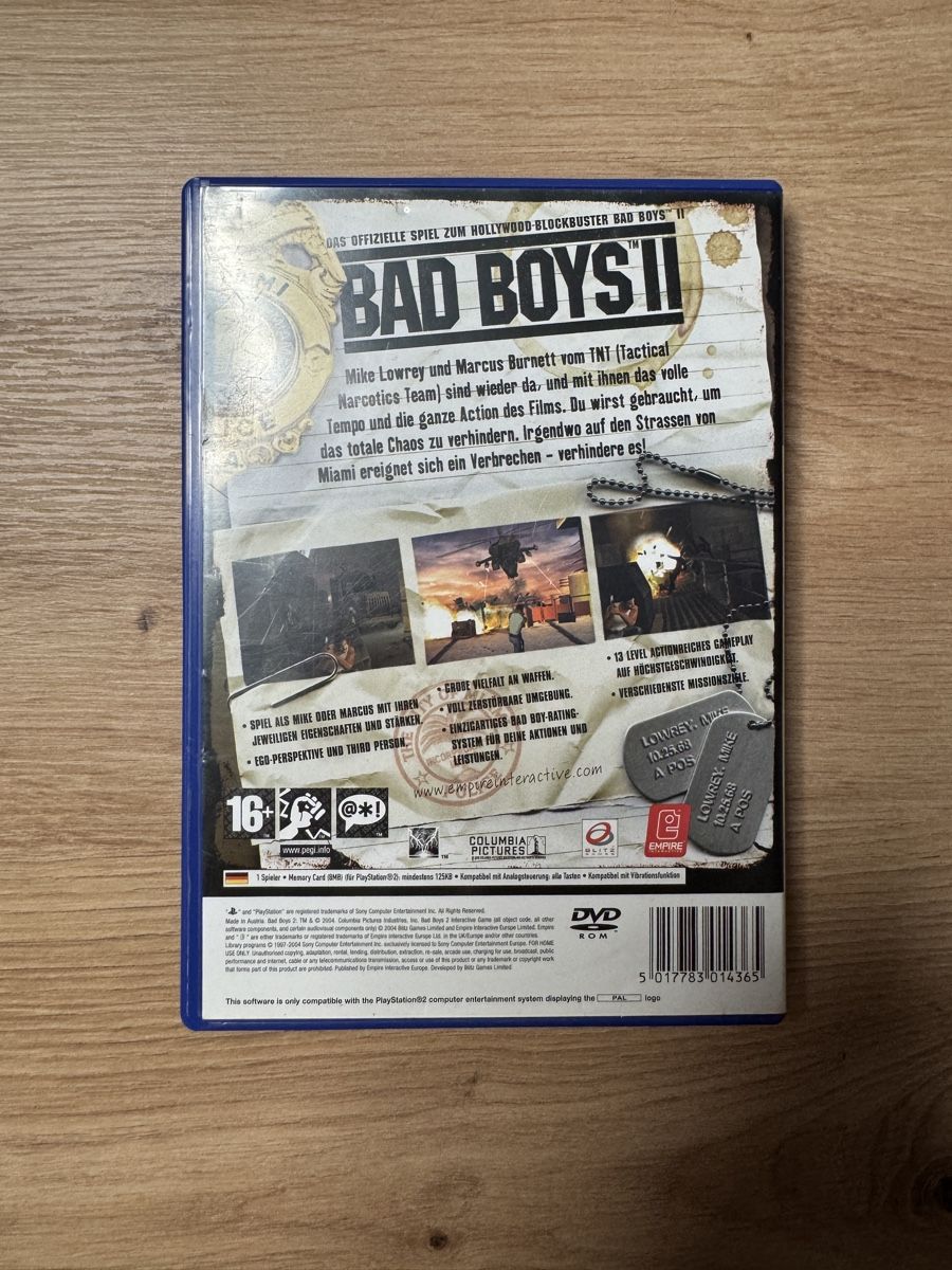 Bad Boys II - Action pur für die Playstation 2 - Top! (Gebraucht) in ...
