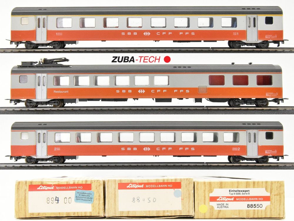 Liliput 3x Personenwagen EW III Swiss Express SBB GS OVP (Gebraucht) in St. Gallen für CHF 37 ...