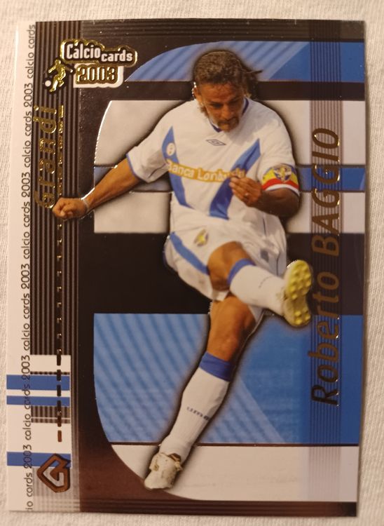 Panini Calcio Cards ROBERTO BAGGIO GRANDI G7 2003 Brescia (Neu (gemäss Beschreibung)) in Zürich ...