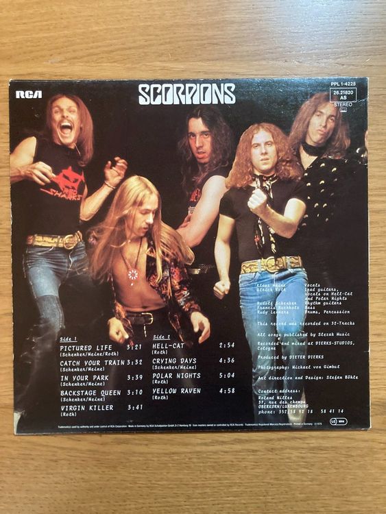 Scorpions - Virgin Killer (Gebraucht) in Heitenried für CHF 50 – mit ...