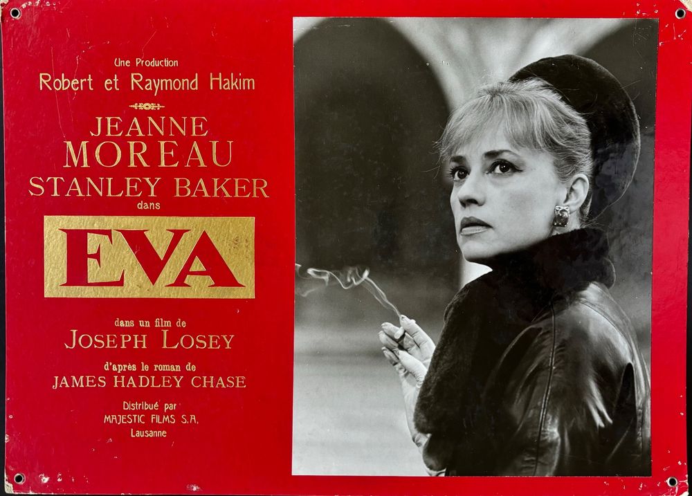 Film, grosse Aushangfoto, Jeanne Moreau, Frankreich, als EVA (Gebraucht) in Frauenfeld für CHF ...