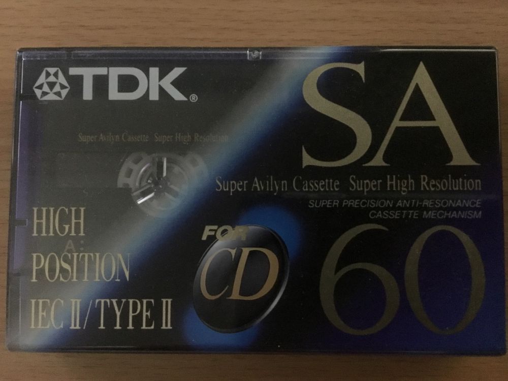 Kassette TDK SA 60 original verpackt (Neu und originalverpackt) in ...