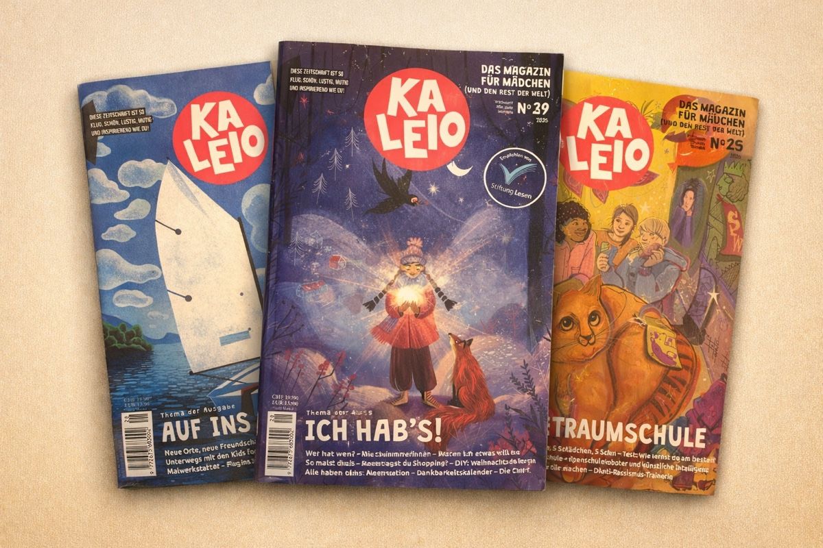 Kaleio Magazine, 3 Ausgaben, Zeitschrift für Mädchen! (Neu (gemäss ...