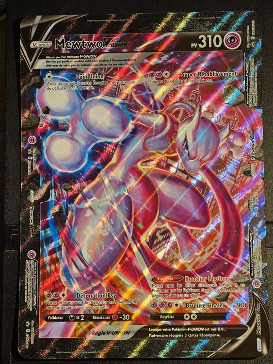 Mewtwo V-UNION (SWSH) - JUMBO - SWSH - FR | Kaufen auf Ricardo