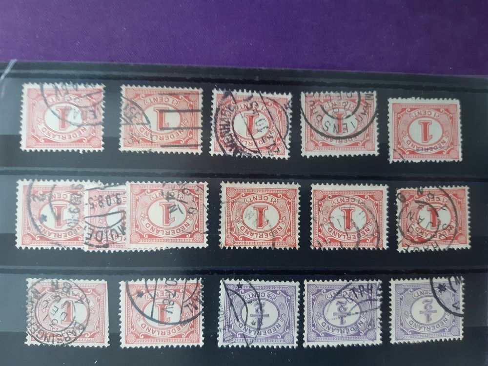 16 alte holländische Briefmarken um 1900 (Gebraucht) in Wangs für CHF 1 – mit Lieferung auf ...