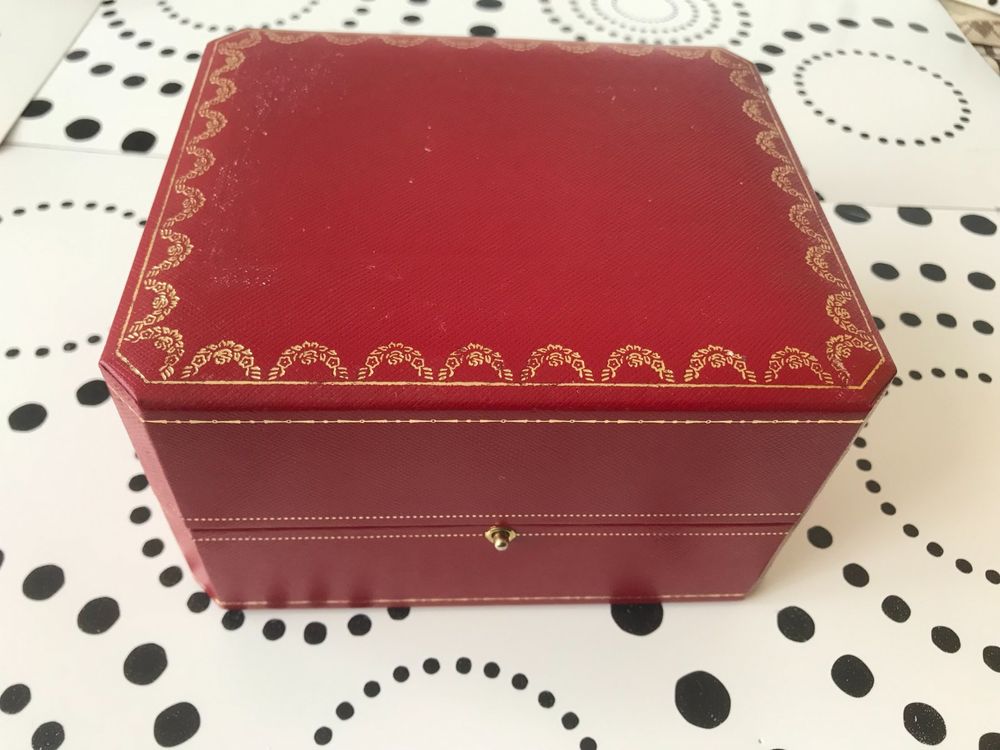 CARTIER ORIGINAL - BOX ECRIN SCHACHTEL WATCH CASE - TOP !!! | Kaufen ...