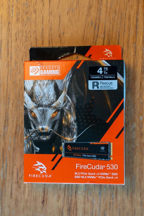 Seagate FireCuda 530 4TB – M.2 PCIe Gen4 ×4 NVMe SSD (Gebraucht) in ...