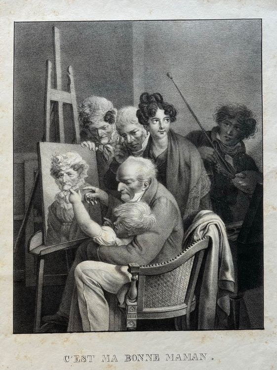 Louis-Léopold Boilly, Lithographie, C'est ma bonne Maman (Gebraucht) in ...
