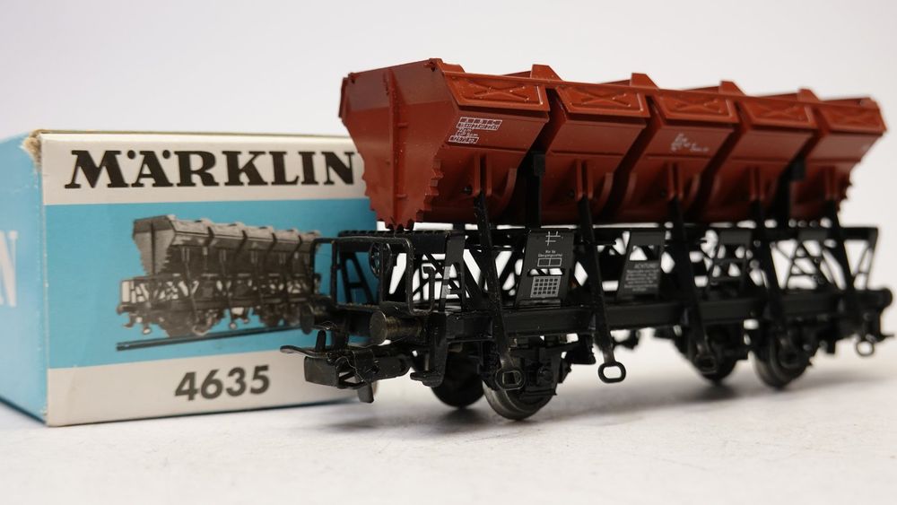 e6 Märklin 4635 DB Muldenkippwagen Ommi 51 braun (Gebraucht) in Thun ...