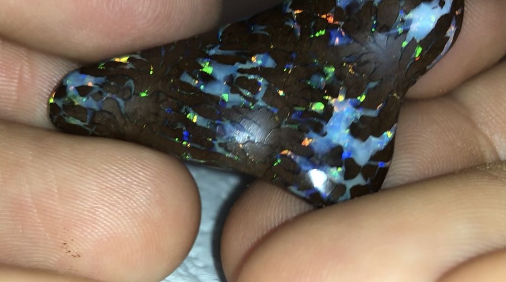 Australischer Boulder Matrix Opal, Top Zustand, Rarität! (Neu und originalverpackt) in ...