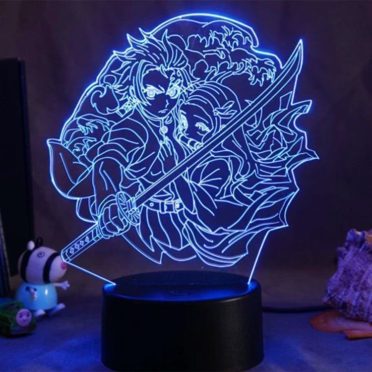 Anime 3D Led Lampe - Tanjiro & Nezuko (Neu und originalverpackt) in St ...