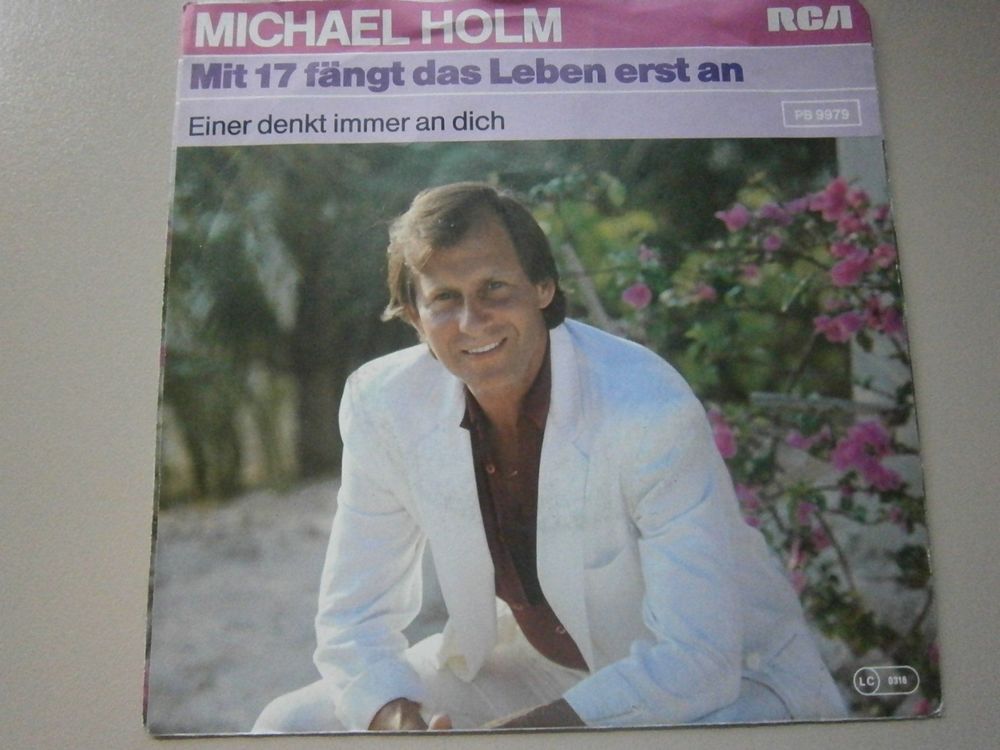 Vinyl-Single Michael Holm - mit 17 fängt das Leben erst an | Kaufen auf ...