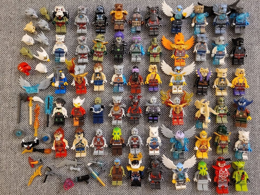 57 Lego Chima Minifiguren (Gebraucht) in Buttikon SZ für CHF 137 – mit Lieferung auf Ricardo kaufen