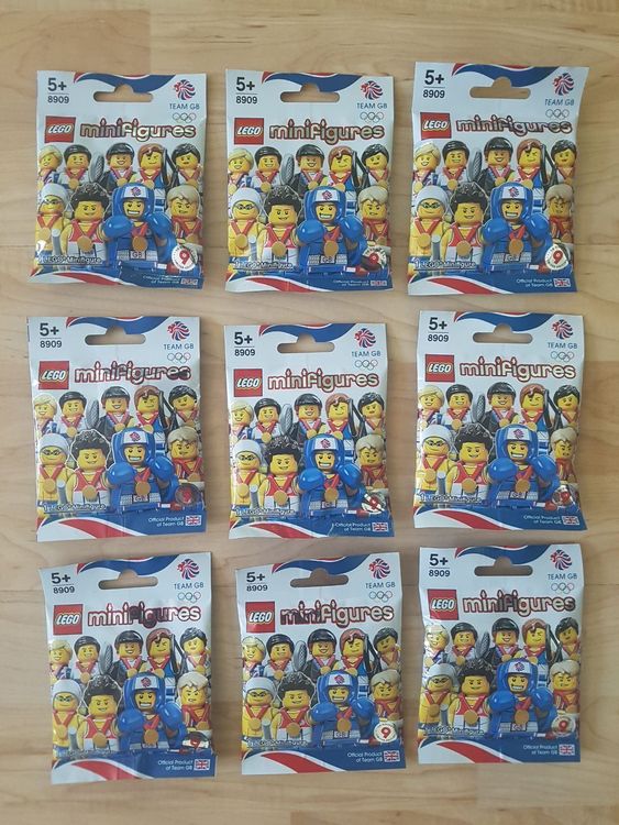 LEGO Minifigures 8909 Minifiguren Serie Team GB NEU & OVP (Neu und ...
