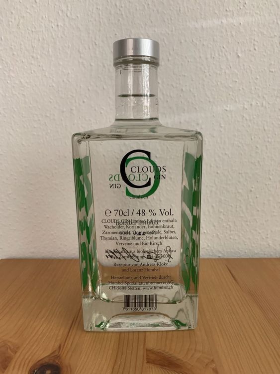 RARITÄT! CLOUDS Gin Limited Edition No.1 (Neu und originalverpackt) in Oberwil-Lieli für CHF 390 ...