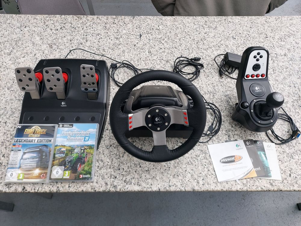 Logitech G27 Racing Wheel mit Euro Truck 2 + LS 22 Simulator | Kaufen ...