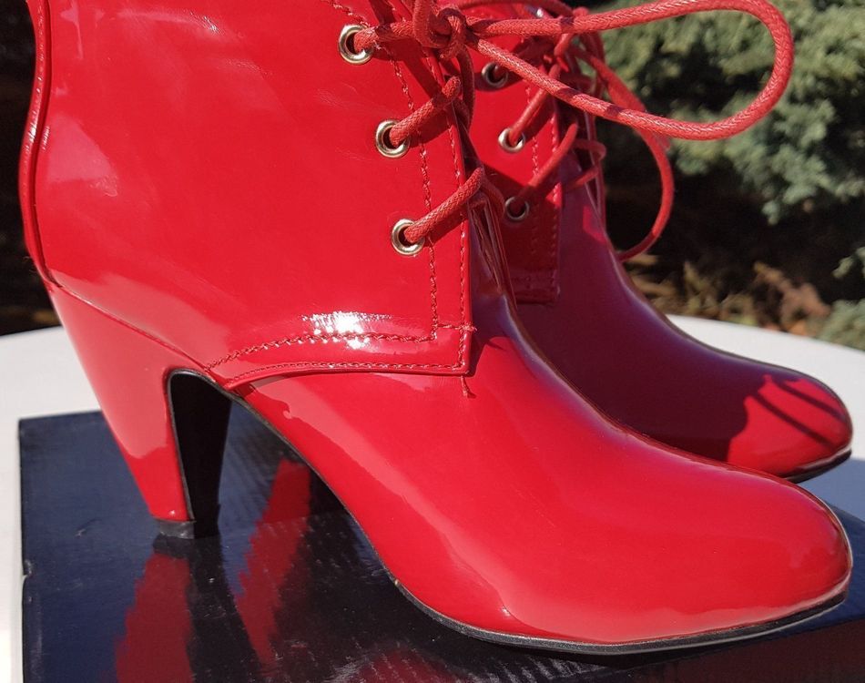 JUMEX Hochfront Pumps Lack Rot Gr. 36 (Neu und originalverpackt) in ...