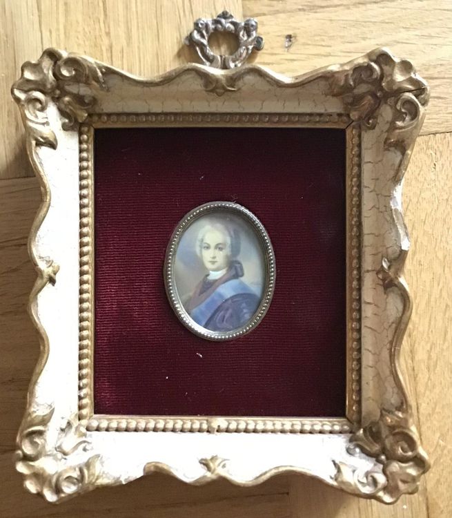 Antike Miniature Gemälde Unleserlich Sig | Kaufen auf Ricardo