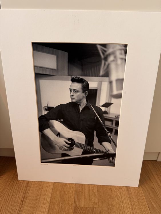 Johnny Cash – Don Hunstein – signierte Fotografie, limitiert (Gebraucht ...