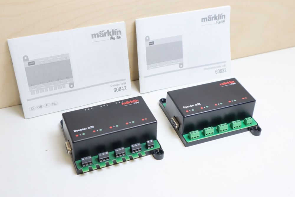 Märklin Weichendecoder m84 + Decoder m83 - 60842 / 60832 (Gebraucht) in ...