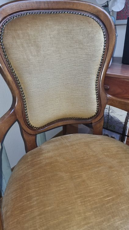 fauteuil ancien, charme et élégance moutarde (Gebraucht) in Vevey für ...