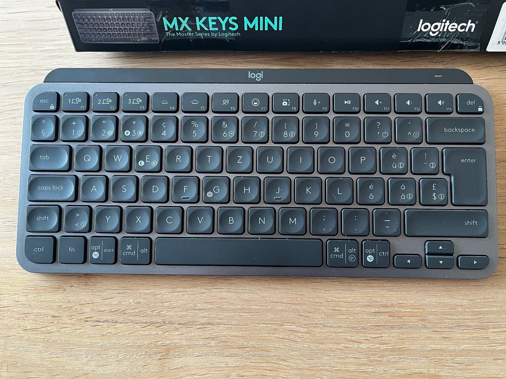 Logi MX Keys Mini, Schweizer Layout, Graphit | Kaufen auf Ricardo
