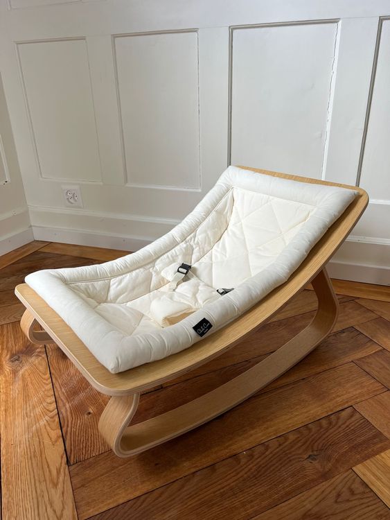 Charlie Crane Paris Baby Rocker Levo Birch and Organic White (Neu ...