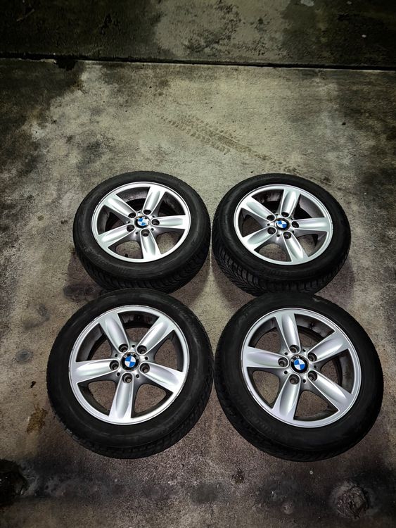 BMW 1er E81 E82 E87 E88 Alufelgen Original 7x16 ET44 Winter (Gebraucht ...