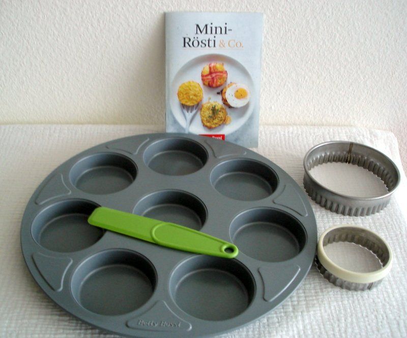 Betty Bossi Backblech «Mini-Rösti» Set, Inkl. Rezeptbüchlein (Gebraucht ...