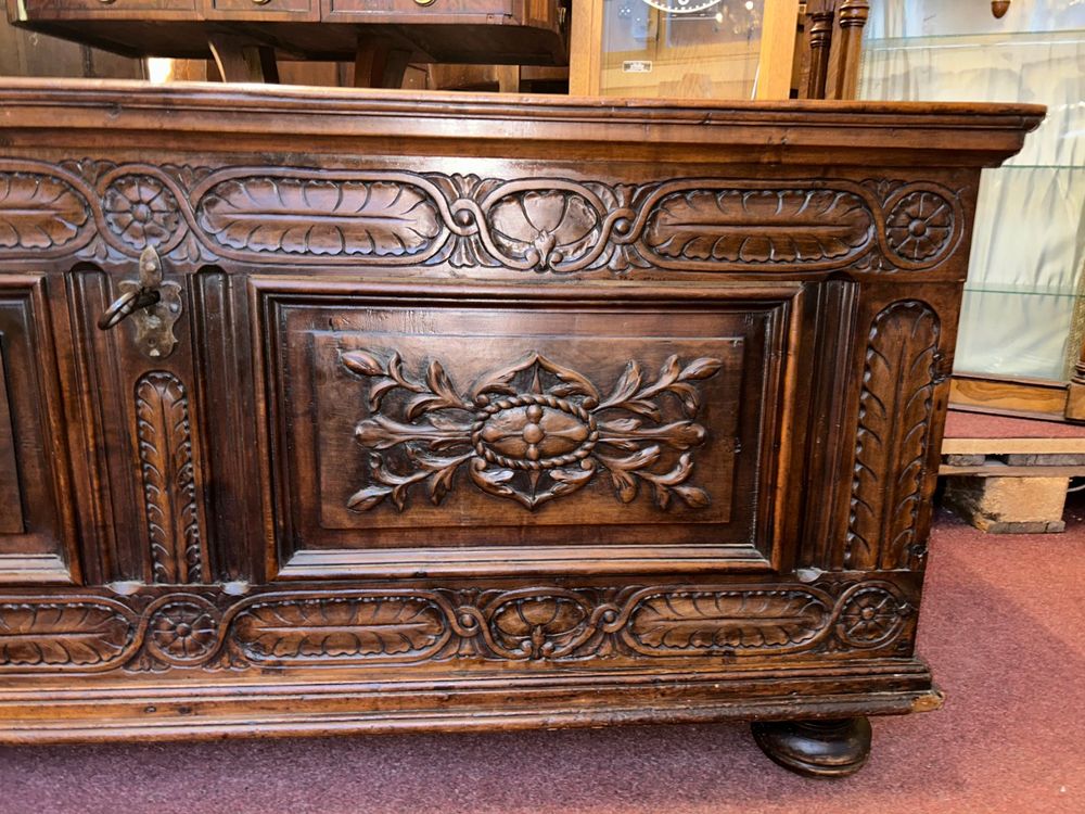 Wundervolle Freiburger Barock Truhe um 1720 Orig. Schloss !! (Gebraucht ...