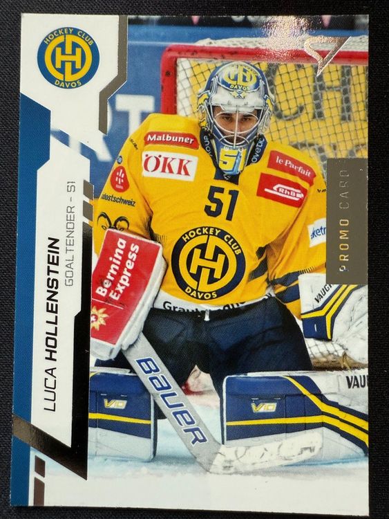 LUCA HOLLENSTEIN - Promo card - HCD Davos - Sportzoo | Kaufen auf Ricardo