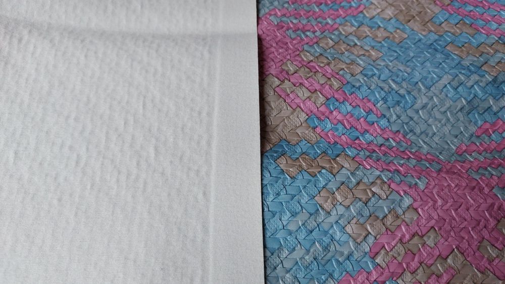 Lederimitat Flecht-Optik, Kunstleder Reststück (Neu (gemäss ...