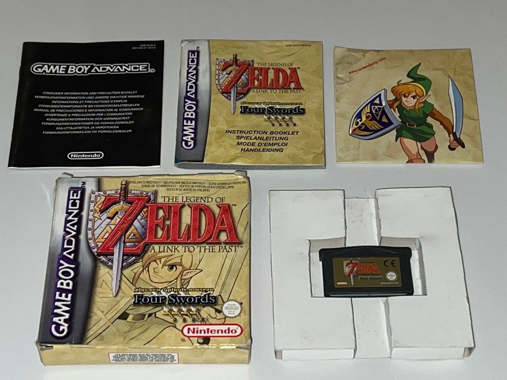 GBA Spiel - Zelda: A Link to the Past and Four Swords (OVP) (Gebraucht ...