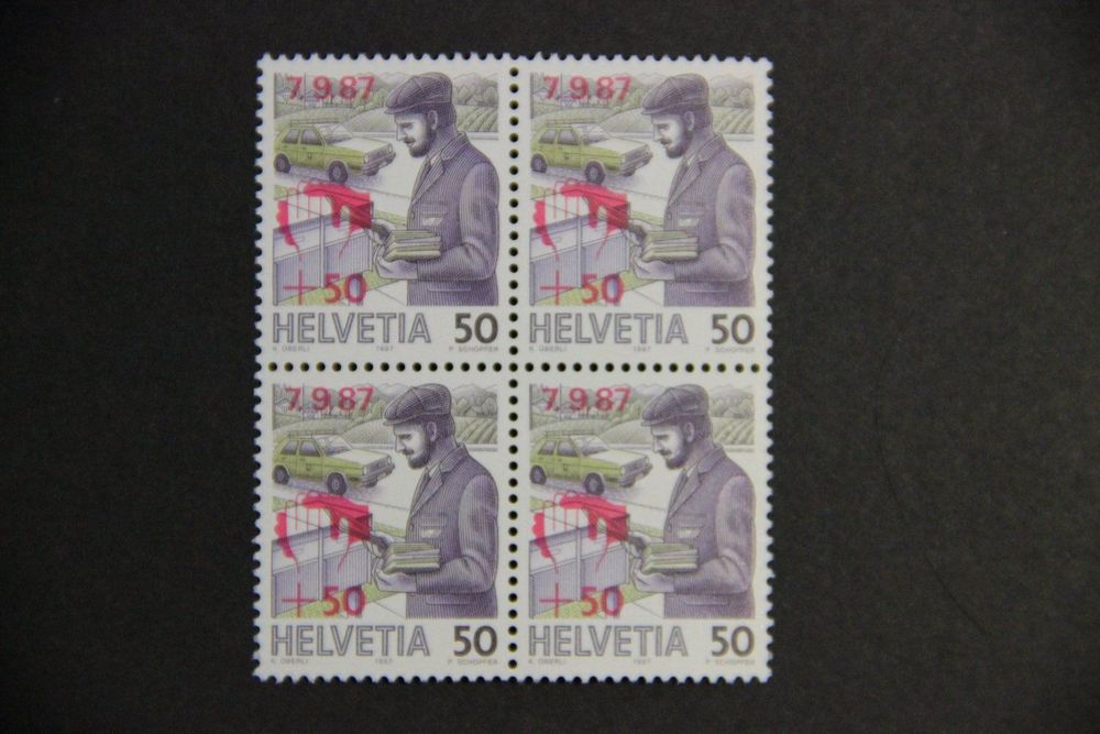 Schweiz 1987 - Zugunsten der Unwettergschädigten** (Neu (gemäss Beschreibung)) in Jona für CHF 2 ...