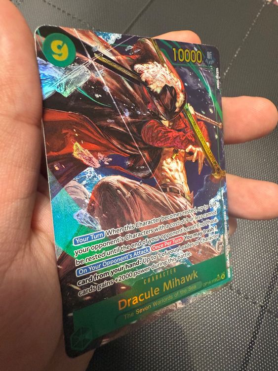 One Piece - Dracule Mihawk OP14-119 SEC (Alternate Art) EN (Neu (gemäss ...