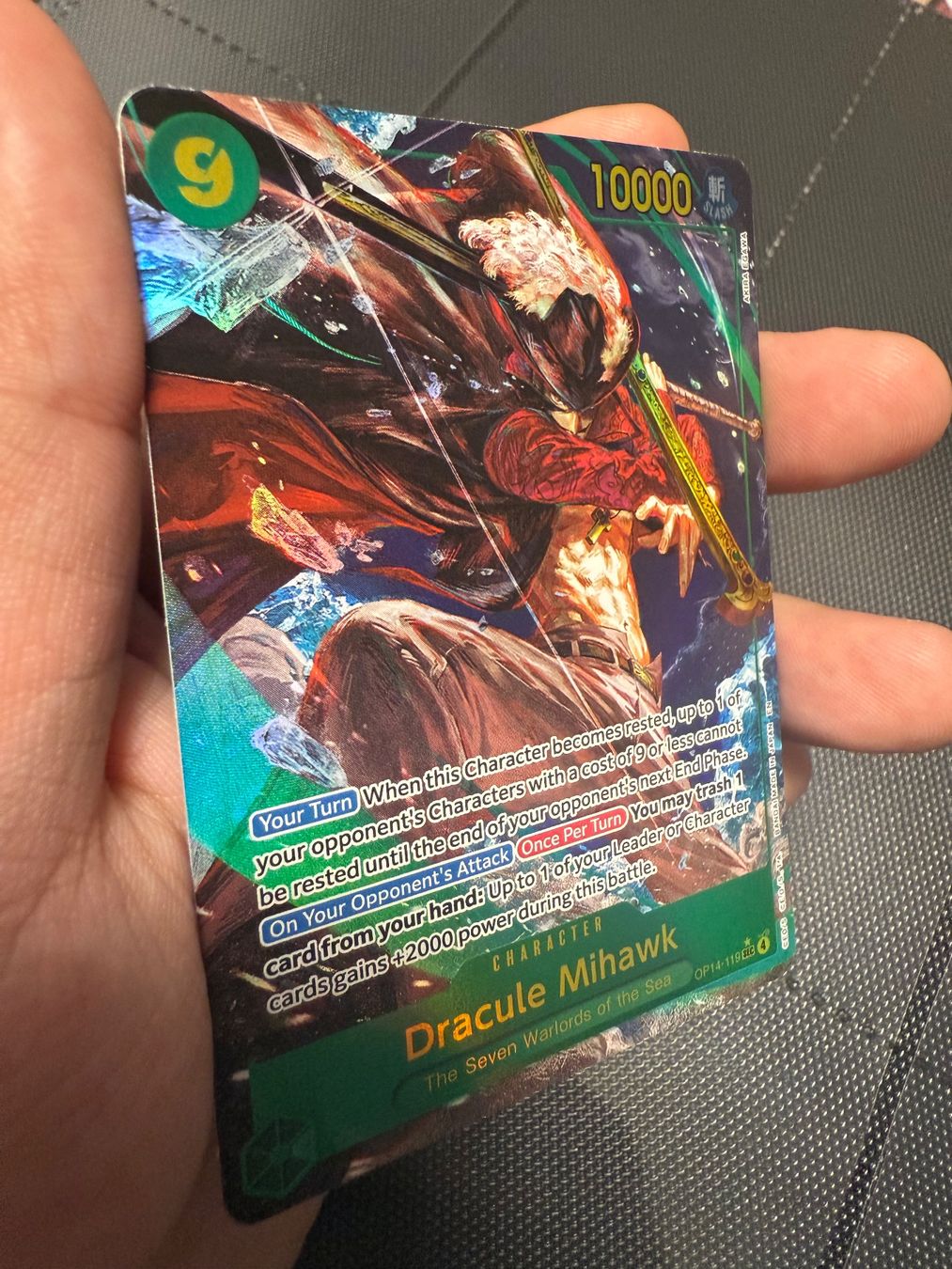 One Piece - Dracule Mihawk OP14-119 SEC (Alternate Art) EN (Neu (gemäss ...