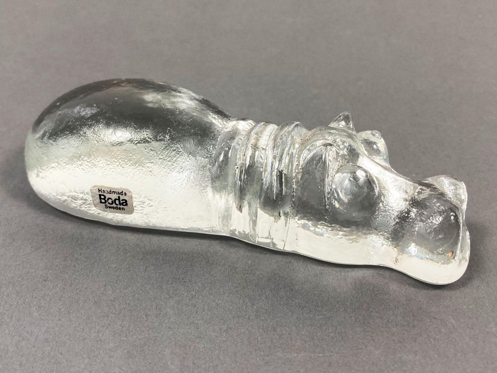 Boda Briefbeschwerer Nilpferd 13cm Glas Paperweight Vintage (Gebraucht) in Wetzikon ZH für CHF ...