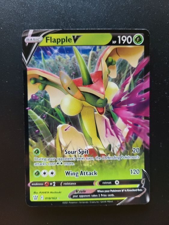 Pokemon Flapple V (Gebraucht) in oberbuchsiten für CHF 1 – mit Lieferung auf Ricardo kaufen