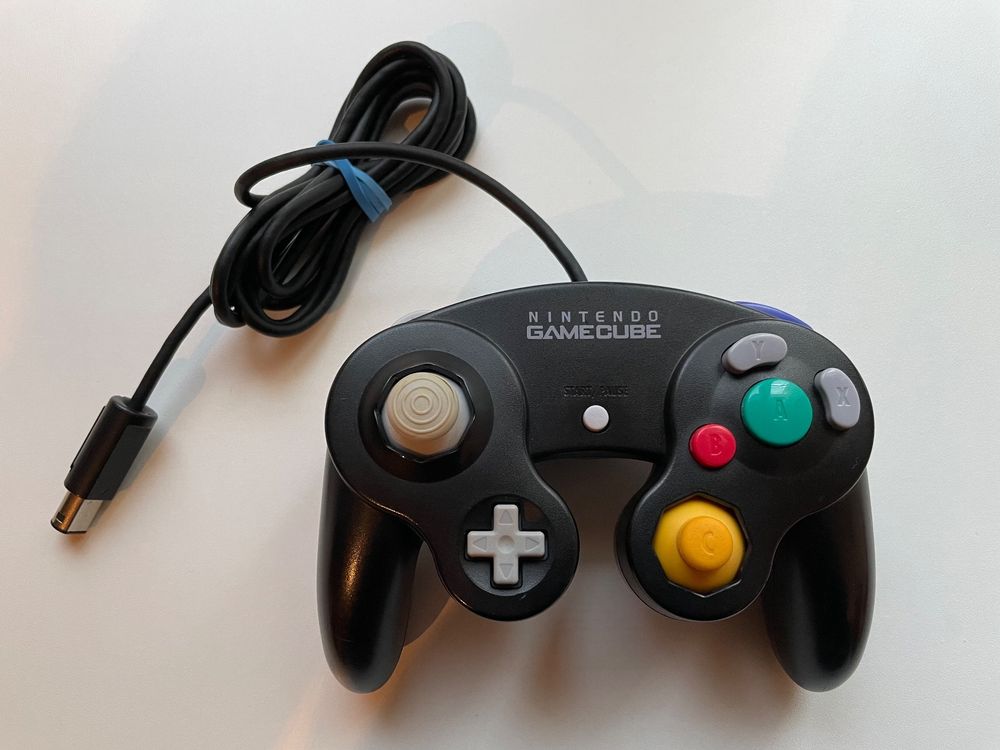 Original Nintendo Gamecube Controller Schwarz (Gebraucht) in Arbon für ...